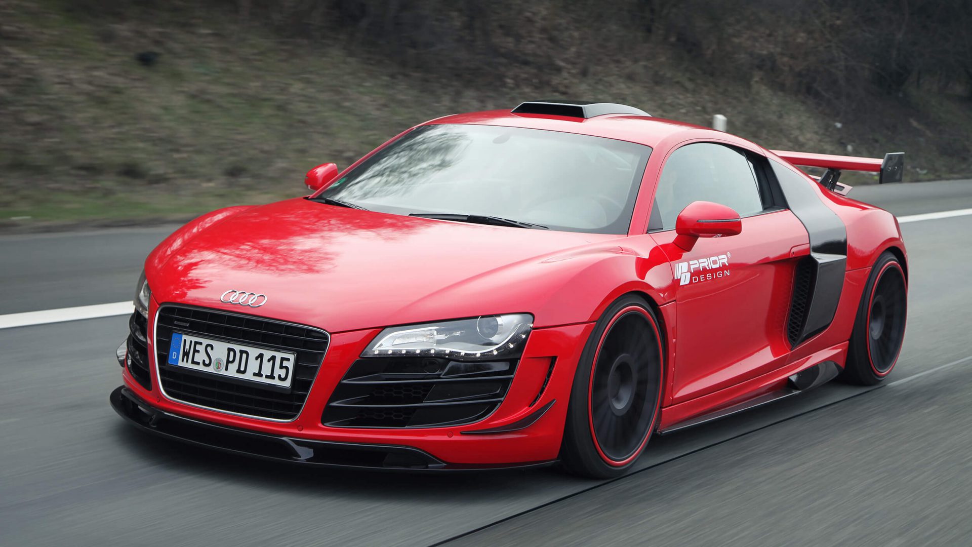 Audi R8 Type 42 Tuning - Prior Design GT650 Aerodynamik-Kit