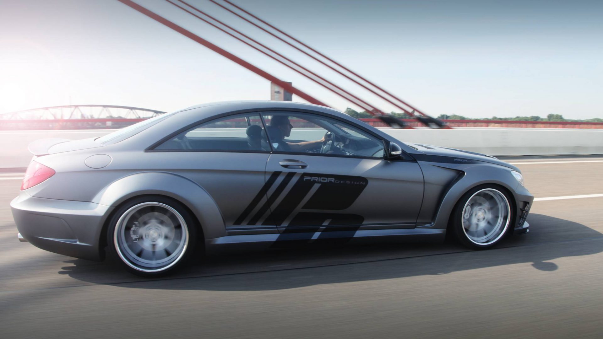 PD Black Edition AMG Rear Trunk Spoiler for Mercedes CL C216 - Prior Design