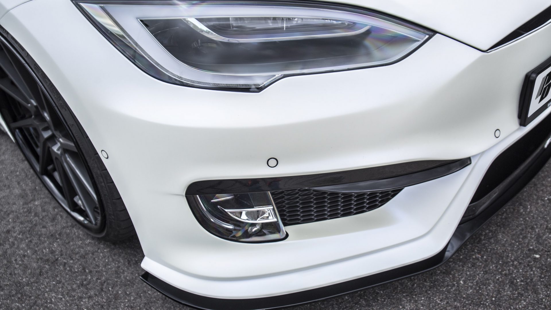 PD-S1000 Front Bumper + Front Spoiler Lip for Tesla Model S [2016+]