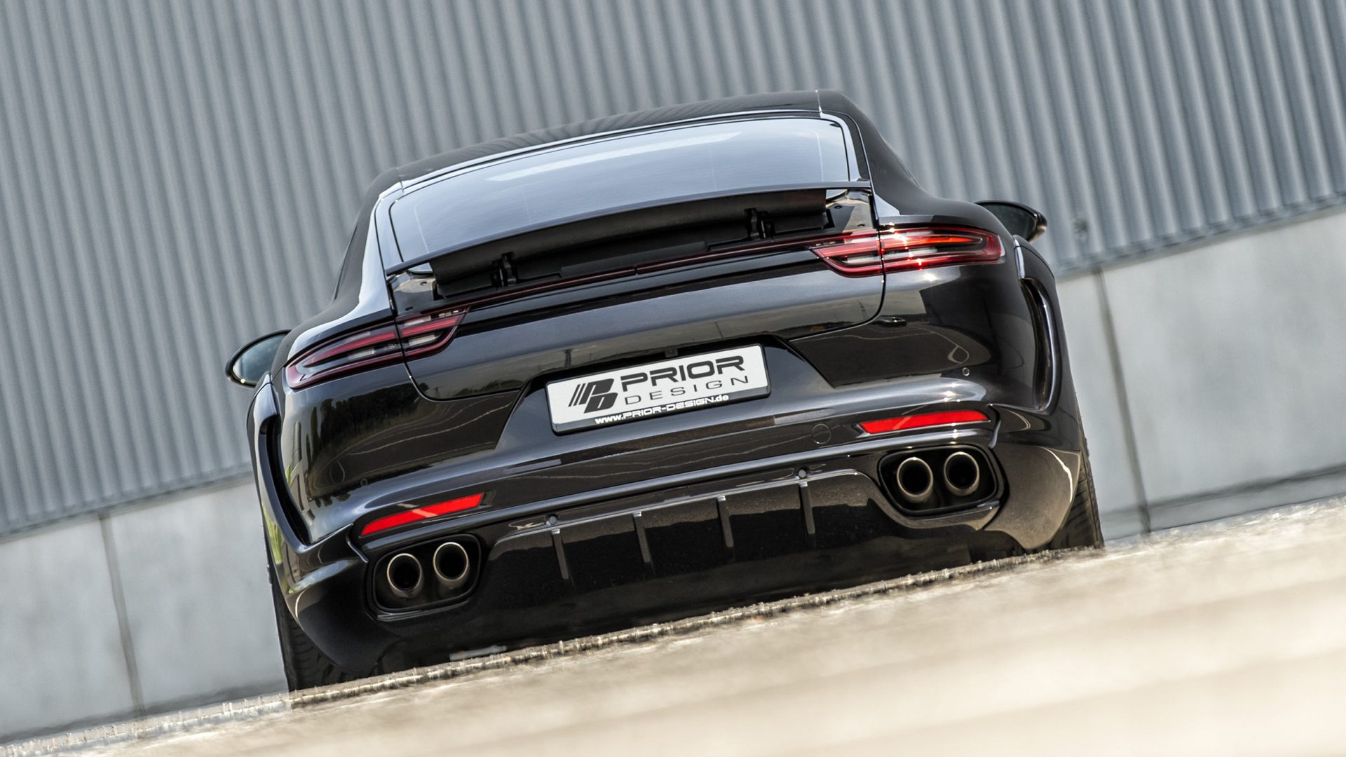 PD971 Front Add-On Spoiler for Porsche Panamera 971 - Prior Design