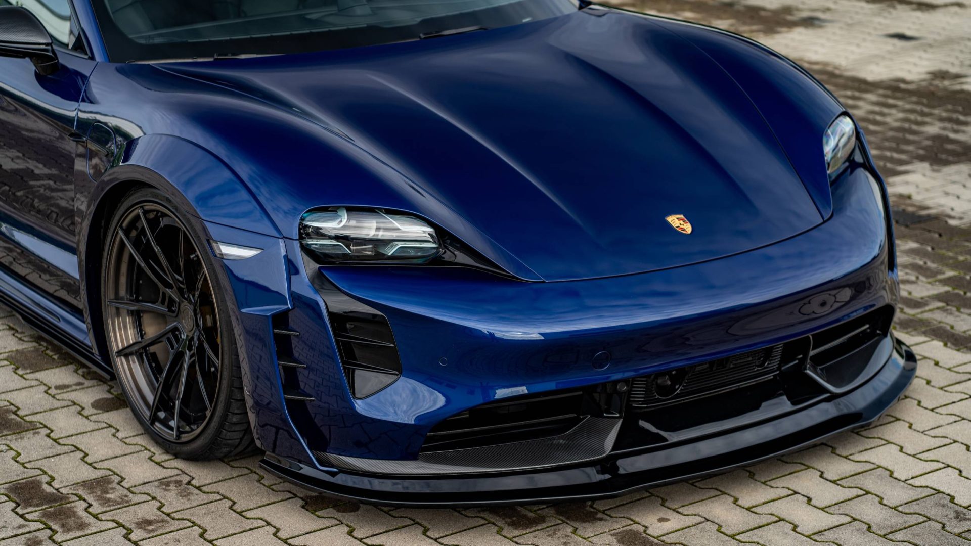 PD TE Front Spoiler for Porsche Taycan [2019+] - Prior Design