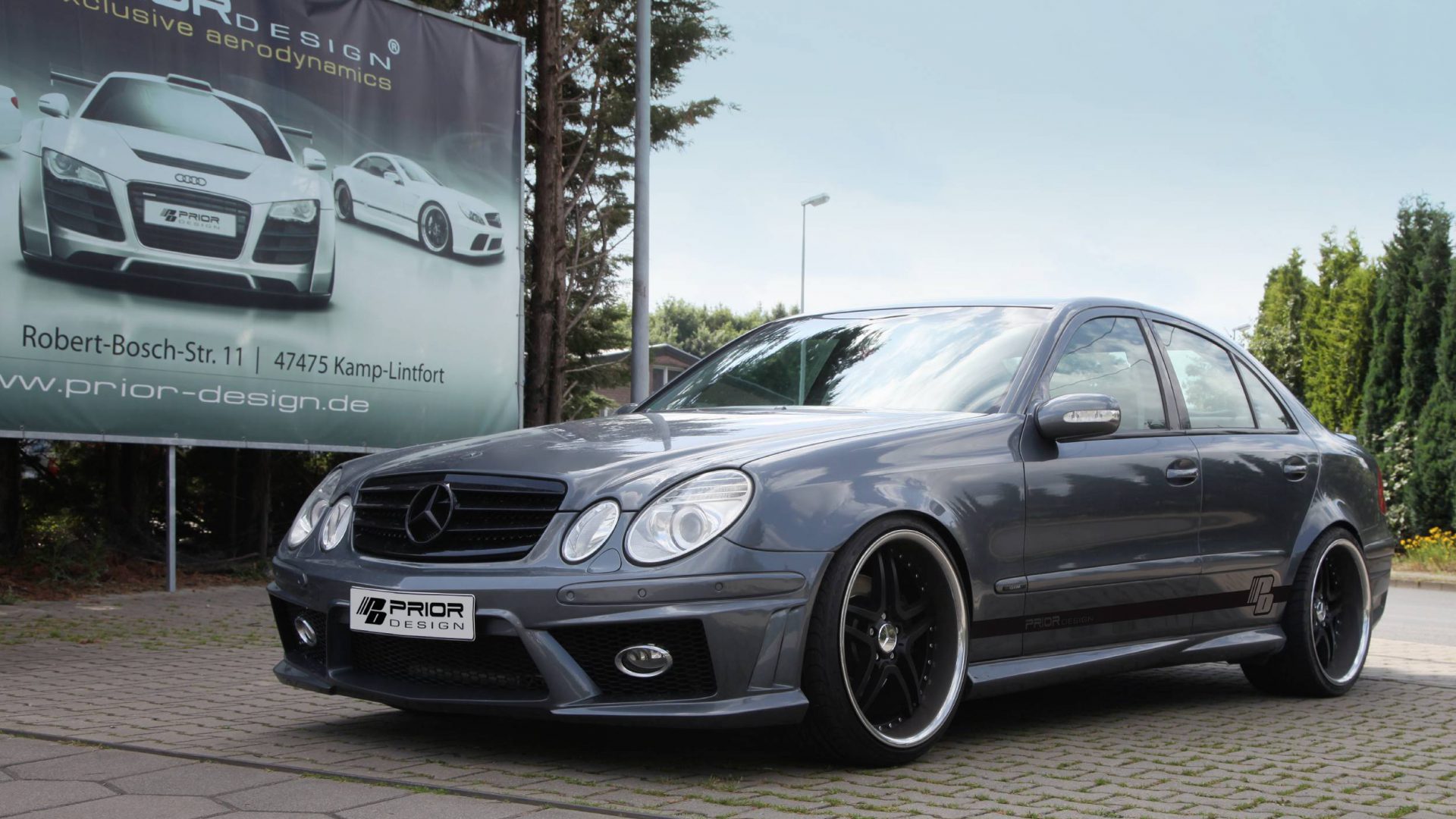 PD65 Rear Bumper for Mercedes E-Class W211 - Prior Design