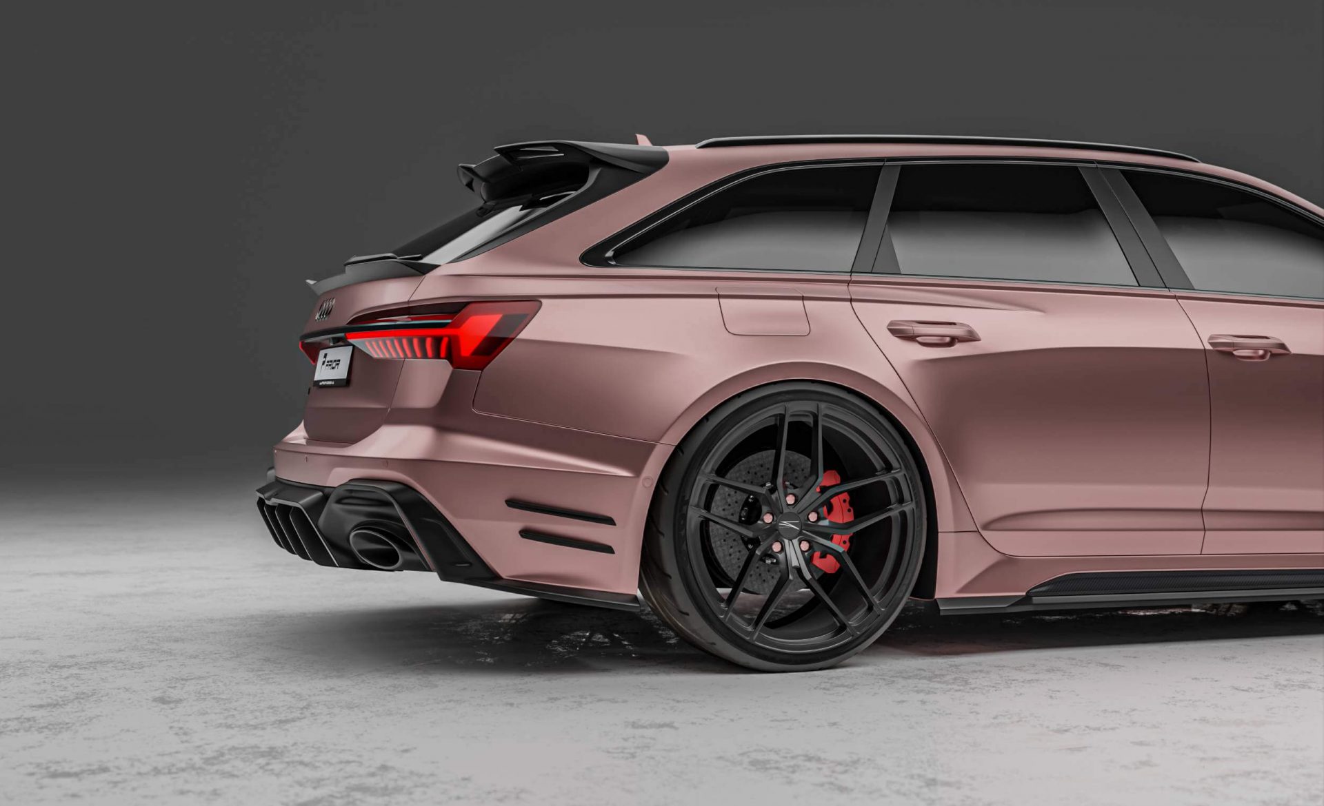 PD6RS Cupwings Rear for Audi RS6 C8 - Prior Design